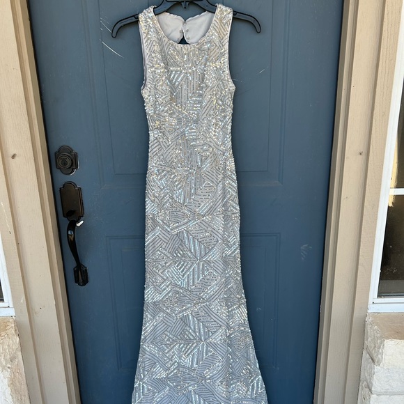 Dresses | Silver Formal Dress | Poshmark